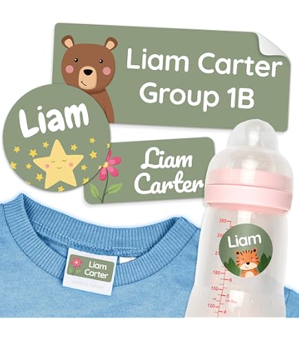 Formal Wear Accessories 135 Personalized Name Stickers - Waterproof ...