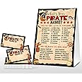 Amazon.com: What's Your Pirate Name Game - Vintage Pirate Birthday ...