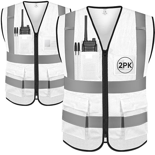 TICONN Reflective Safety Vest High Visibility Class II Mesh Vest for ...
