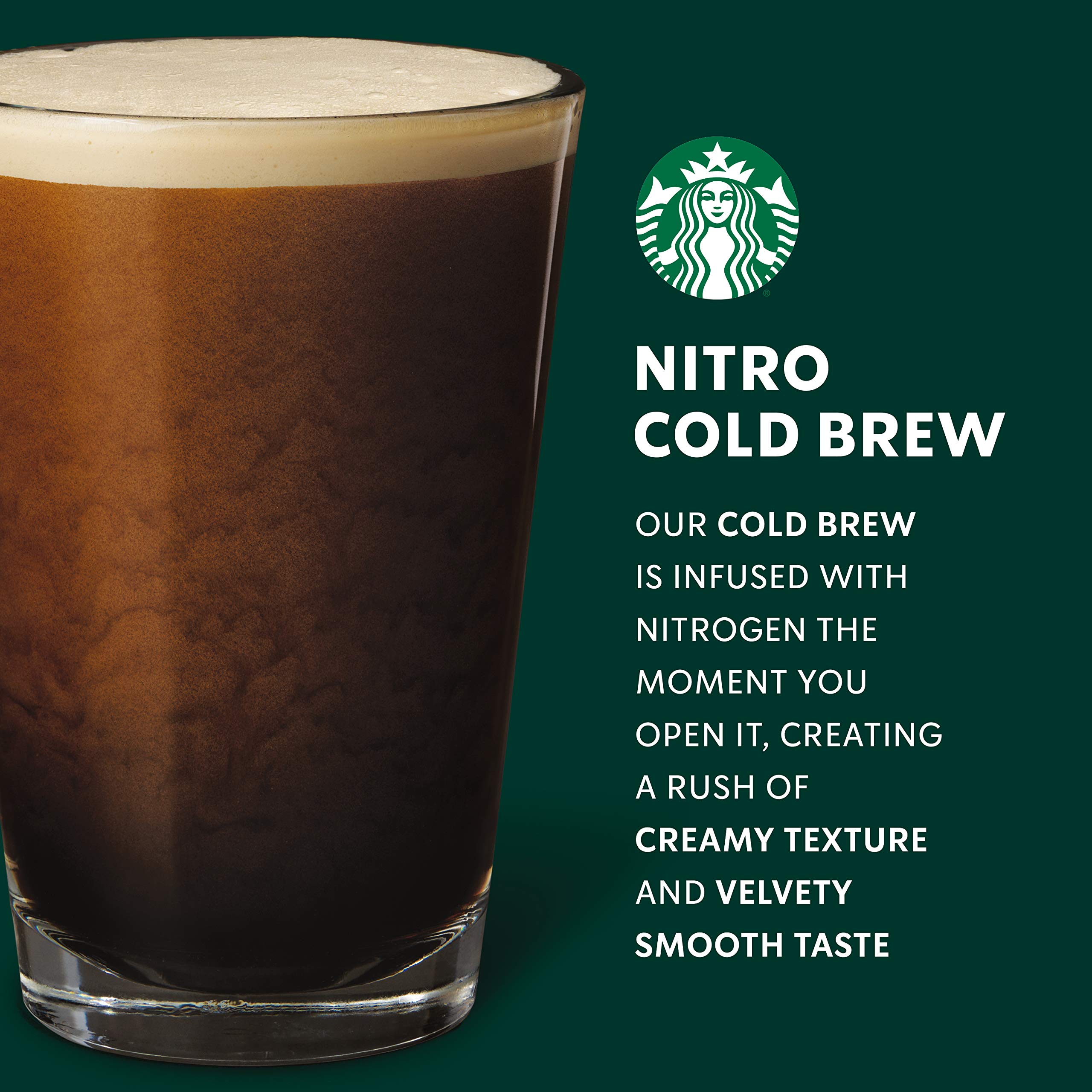 Mua Starbucks Nitro Cold Brew Coffee, Black Unsweetened, 9.6oz Can trên ...