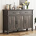 Amazon.com - 48 Inches Buffet Cabinet with Storage, Farmhouse Sideboard ...