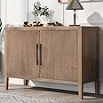 Amazon.com: Amposei Sideboard Buffet Cabinet 47.2-Inch Wooden Entryway ...