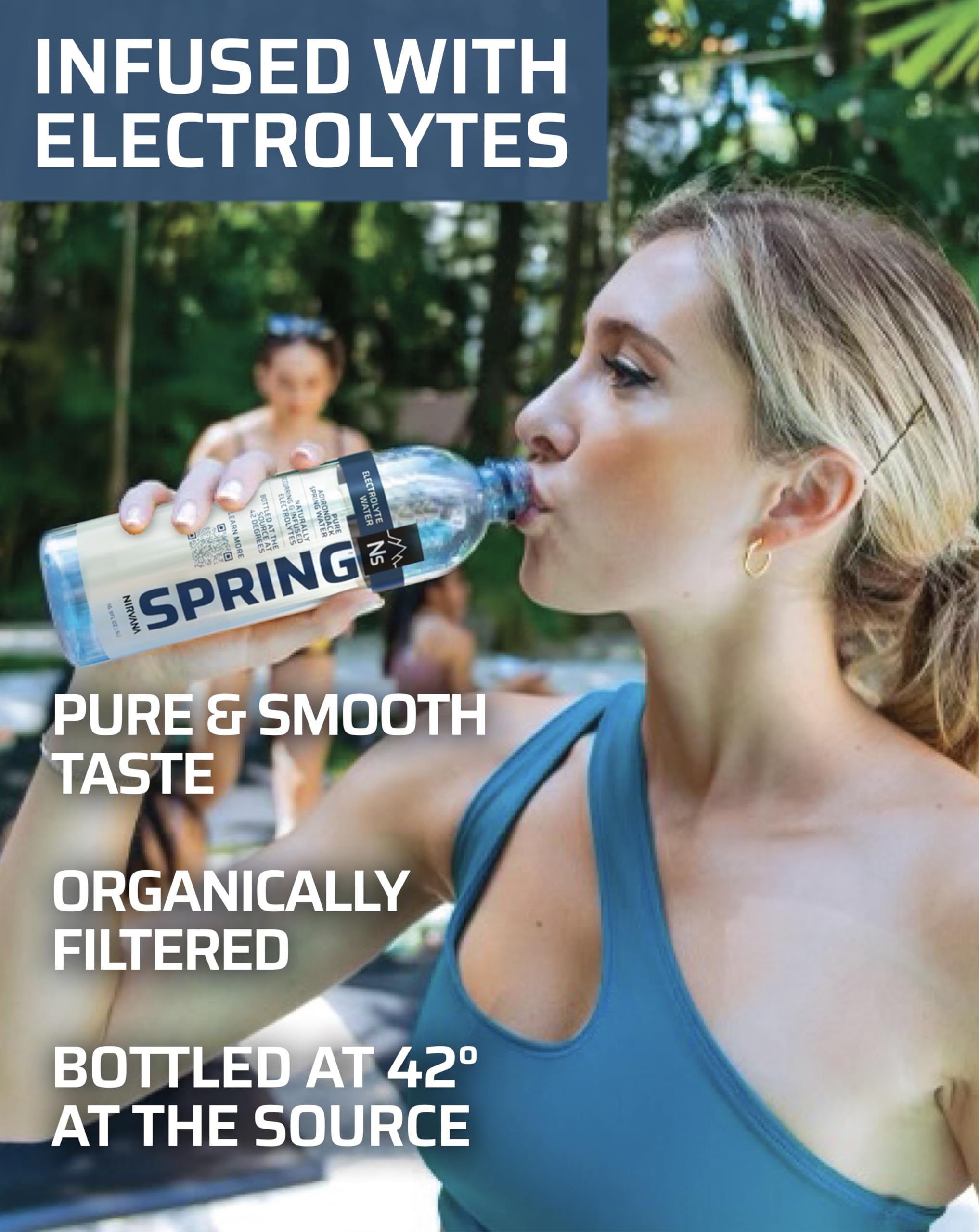 Mua Nirvana Select Premium Natural Spring Water -12 pk - Adirondack ...