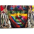 Amazon.com: African American Wall Decor Street Graffiti Wall Art Black Modern Abstract Style ...