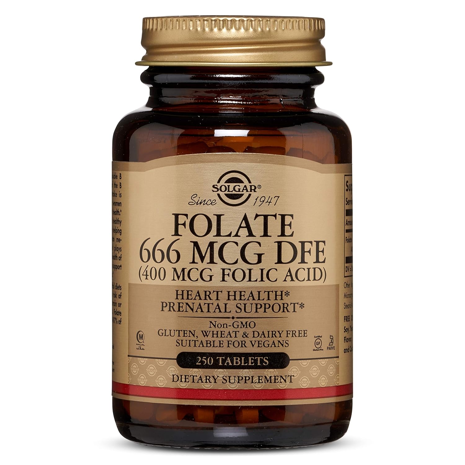 Solgar Folacin (Folic Acid) 400 µg Tablets - Pack of 250: Amazon.co.uk ...