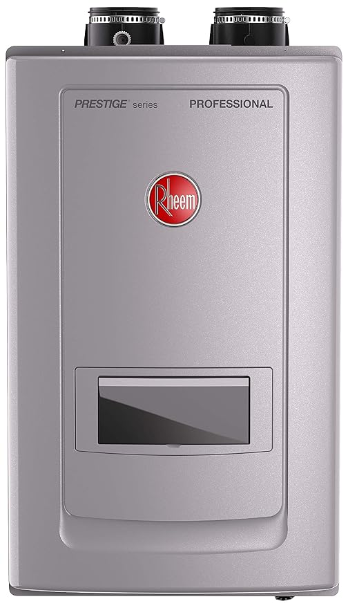 Rheem RTGH-RH10DVLP Prestige Series Condensing Tankless Water Heater ...