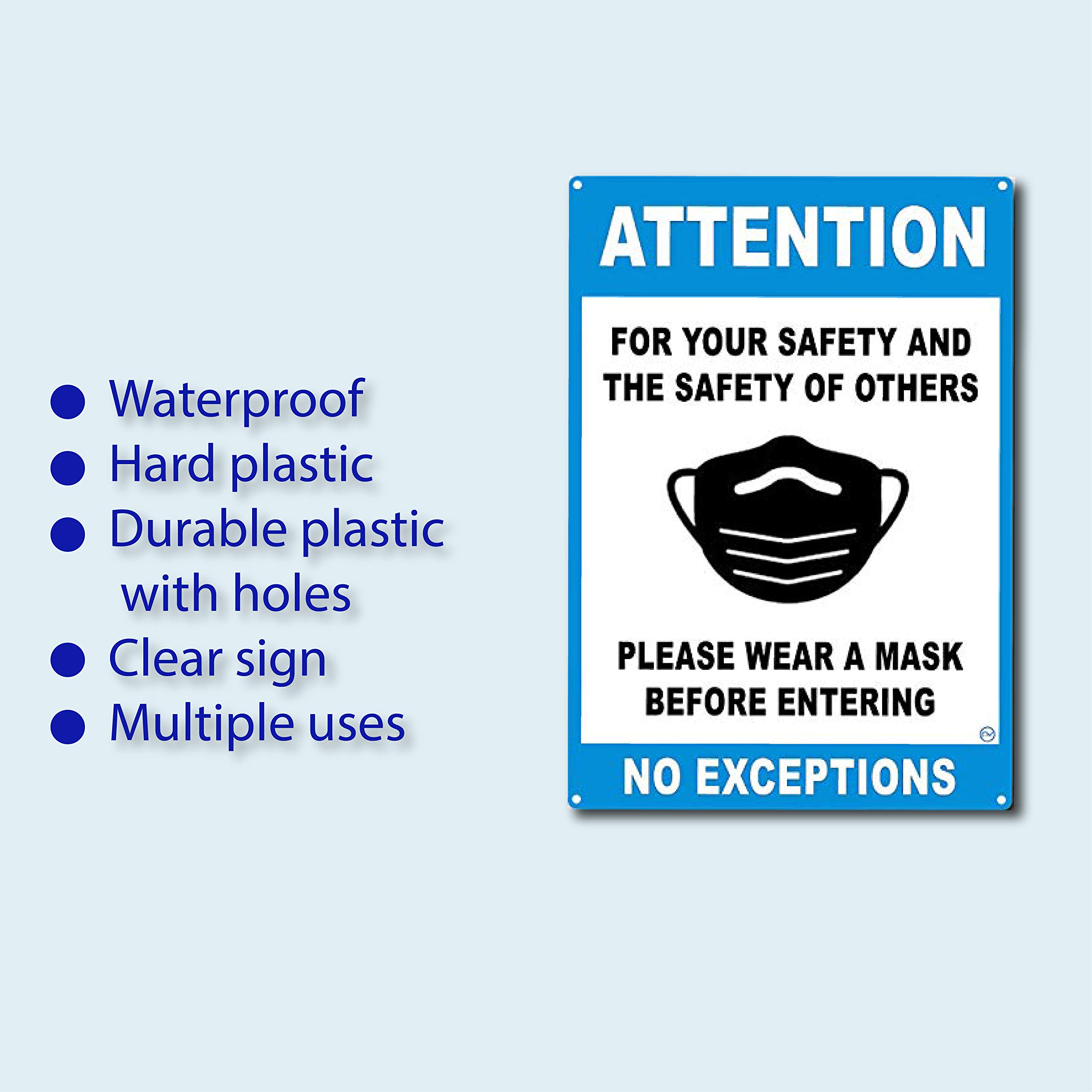 Mua Attention Wear Mask, Your Safety and The Safety of Others Please ...