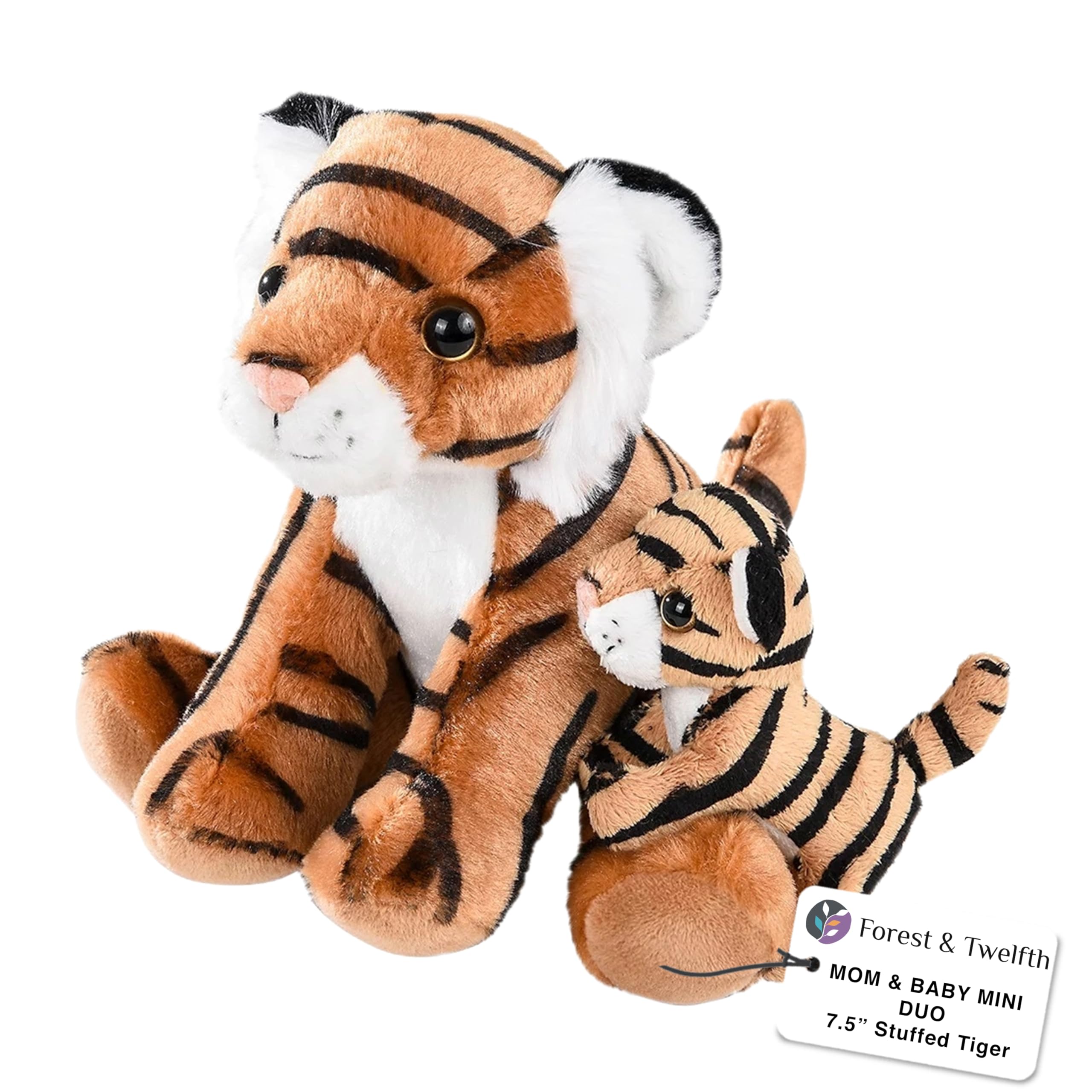 Mua Forest & Twelfth Mom and Baby Mini Tiger, Stuffed Animals for Boys ...