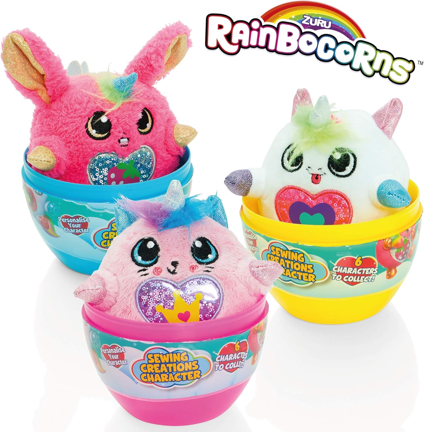 Rainbocorn Stuff ‘n Sew Plush Characters – Set of 3 – Create Your Own ...
