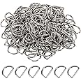 Amazon.com: 150 Pieces Metal D Rings 1/2 Inch(15mm), Multi-Purpose Non ...