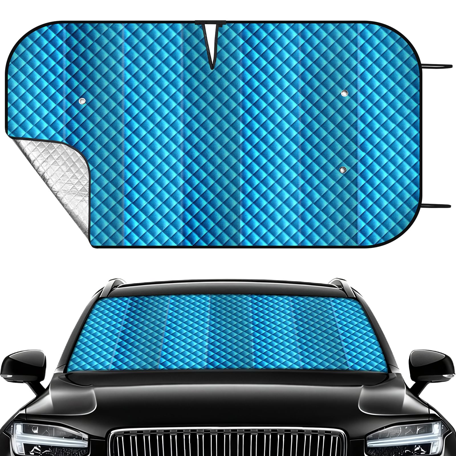 Windshield Sun Shade Car Sun Shade, Folding Car Shades for Front ...