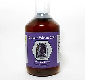 Amazon.com: Organic Silicon G5 16.9oz (500ml) 1250mg Silica Mineral ...