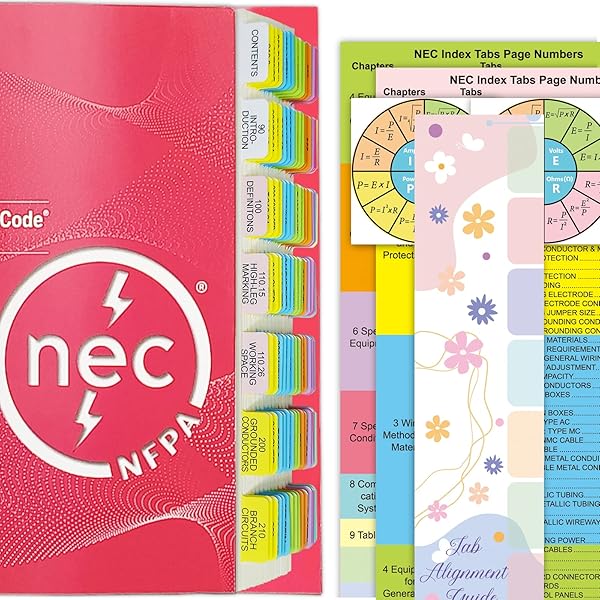 NEC Tabs, 120 Pcs For 2020 National Electrical Code(Book, 48% OFF