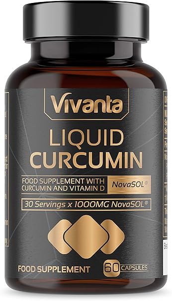 Liquid Curcumin - 60 Capsules - 185x Turmeric or Curcumin Tablet ...