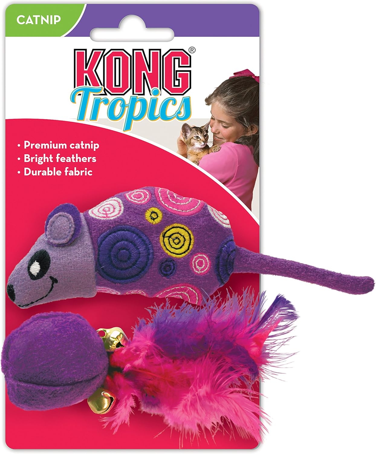KONG Tropics Mouse/Ball Cat Toy (2-pack): Amazon.co.uk: Pet Supplies