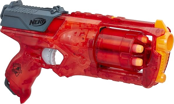 Lança Dardo Nerf El Sonic Fire Strongarm Hasbro Vermelho/Laranja/Cinza ...