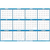 Amazon.com: 24" x 36" SwiftGlimpse 2024 Wall Calendar Erasable Large ...