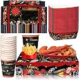 Amazon.com: 72 Pcs Movie Night Party Supplies Snack Trays Boxes with ...