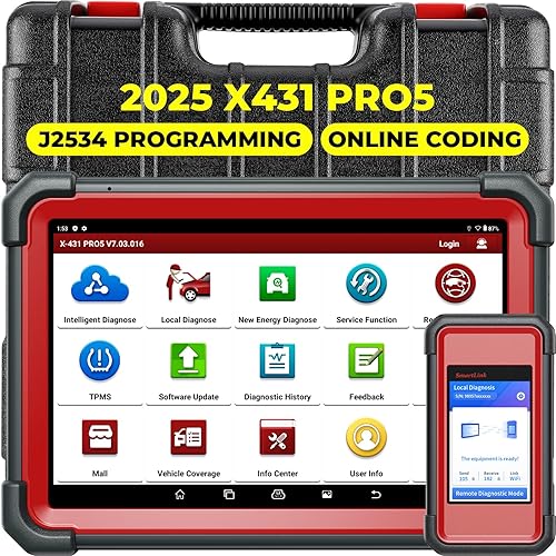 LAUNCH X431 PRO 5 Scan Tool: 2025 J2534 Reprogramming Tool, ECU Online ...
