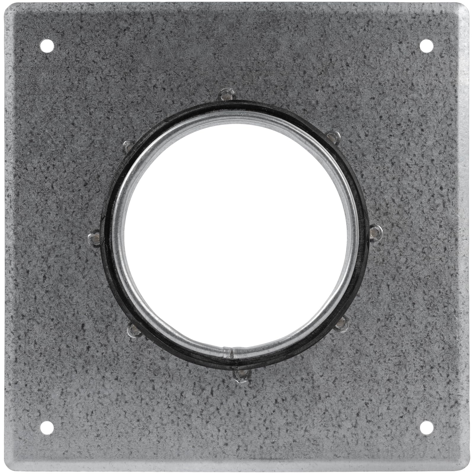4 Inline Duct Fan YOKIVE Duct Connector Flange, Galvanized Steel Air ...