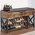 Amazon.com: astimey Shoe Bench, Lift Top Shoe Storage Bench, Adjustable ...