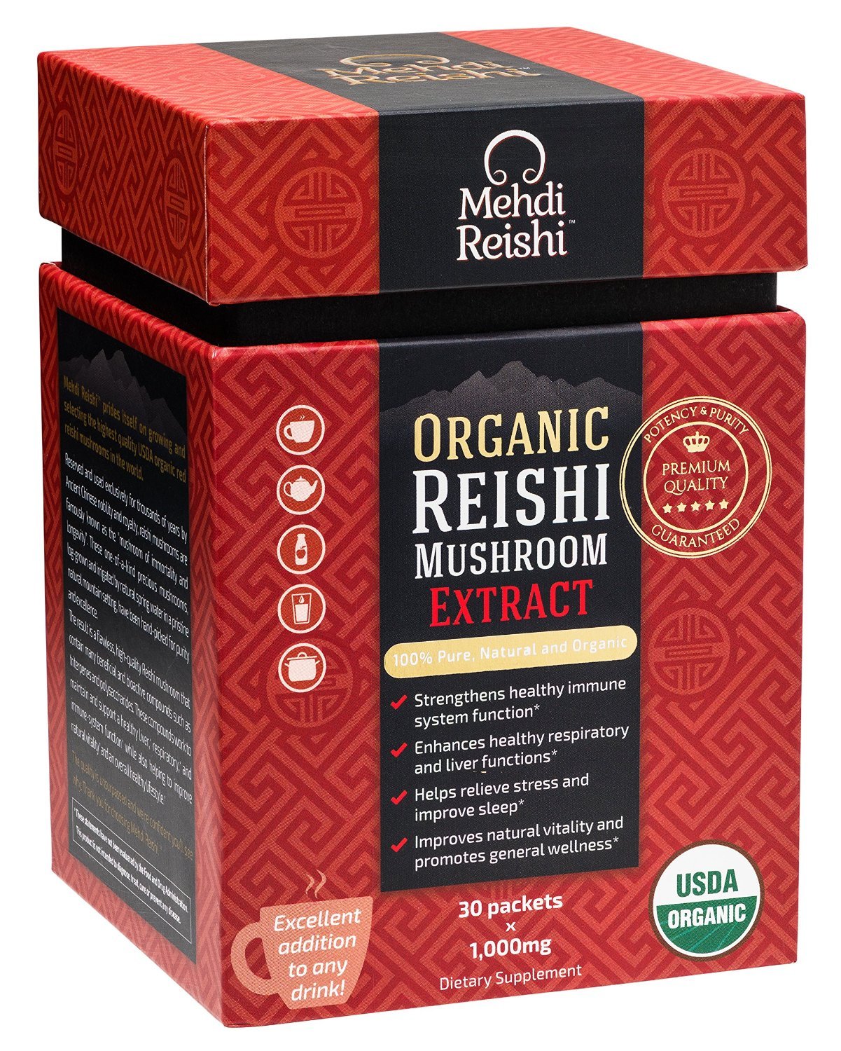 Mua Mehdi Reishi Organic Reishi Mushroom Extract Fruiting-Body Powder ...