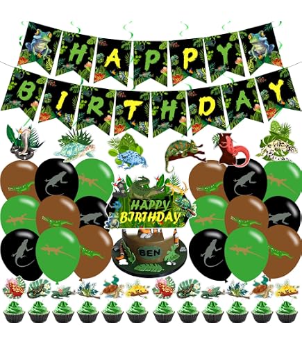 Alligator Inflatable Alligator Birthday Banner Alligator Birthday Decor ...