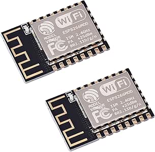 Amazon.com: 2 PCS of ESP8266 ESP-12F WiFi Serial Module Board for Arduino, Wireless Transceiver ...