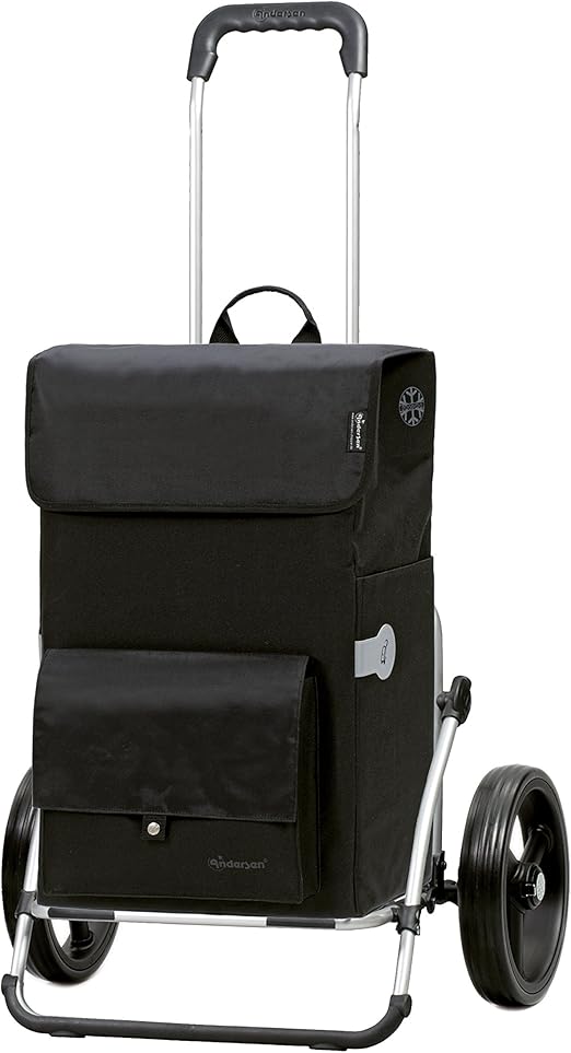 Andersen Einkaufstrolley Royal XXL mit 3-Speichenrad 25 cm und 45 Liter ...