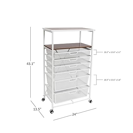 Amazon.com: Origami CC6-WHITE Folding Craft cart, 33, White