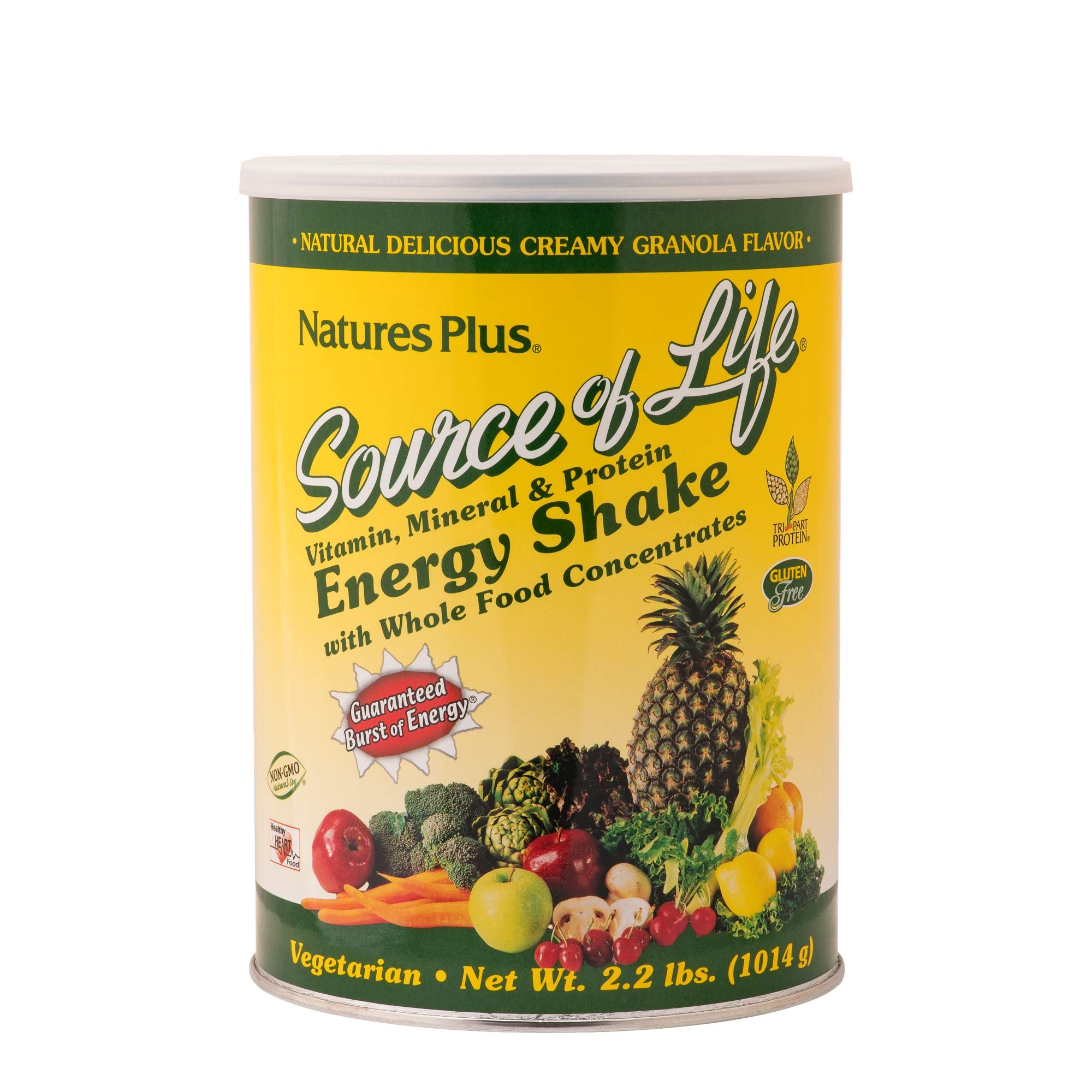 Amazon.com: Natures Plus Source of Life Energy Shake - Granola Flavor ...