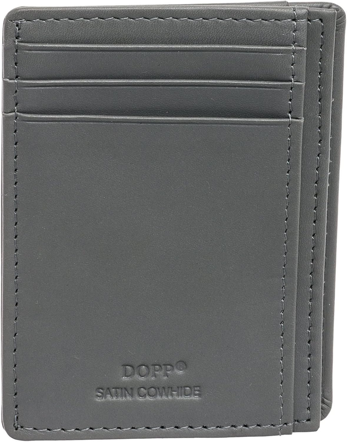 Dopp Leather Slim Wallet RFID Front Pocket Wallet Minimalist Thin ...