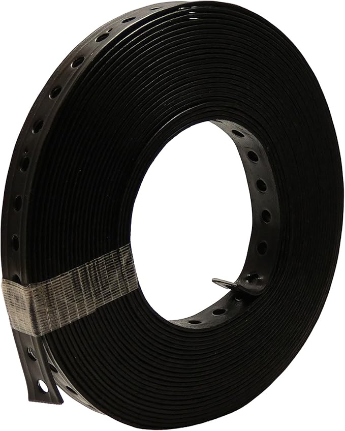 Ruban de fixation perforé – 19 mm x 10 m – Avec revêtement en plastique ...