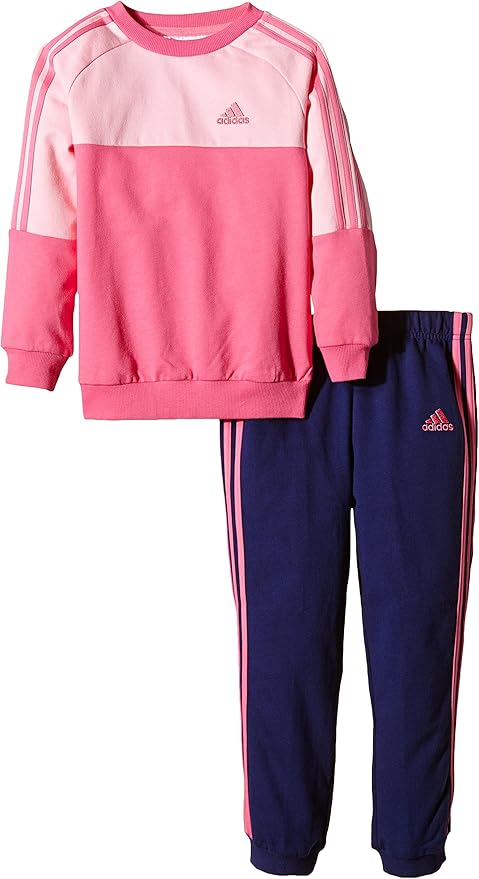 adidas, Tuta da Allenamento Bambina Sport Crew Jogger, Rosso (Pink/Blau ...