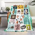 Amazon.com: Sloth Blanket Cute Sloth Gifts for Adults Kids Sloths ...