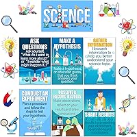 Amazon.com : 31 Pieces Scientist Bulletin Board Set Laminated Science ...