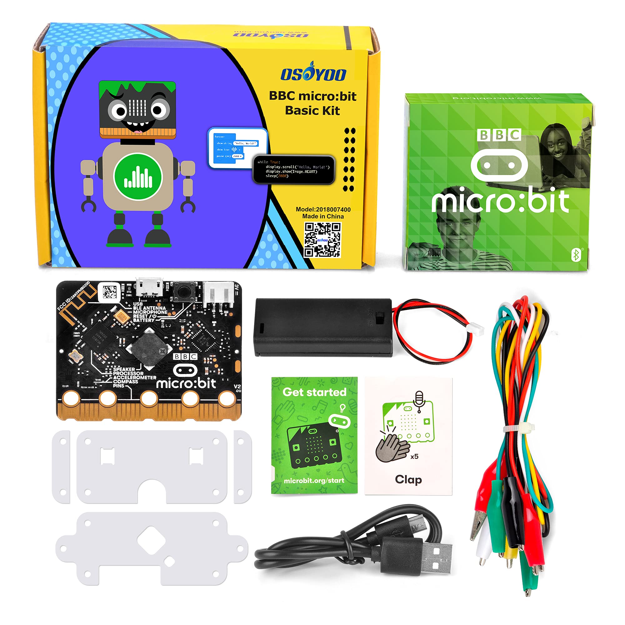 Mua OSOYOO Basic kit for BBC Micro:bit Include microbit Controller V2, Early STEM Education for ...