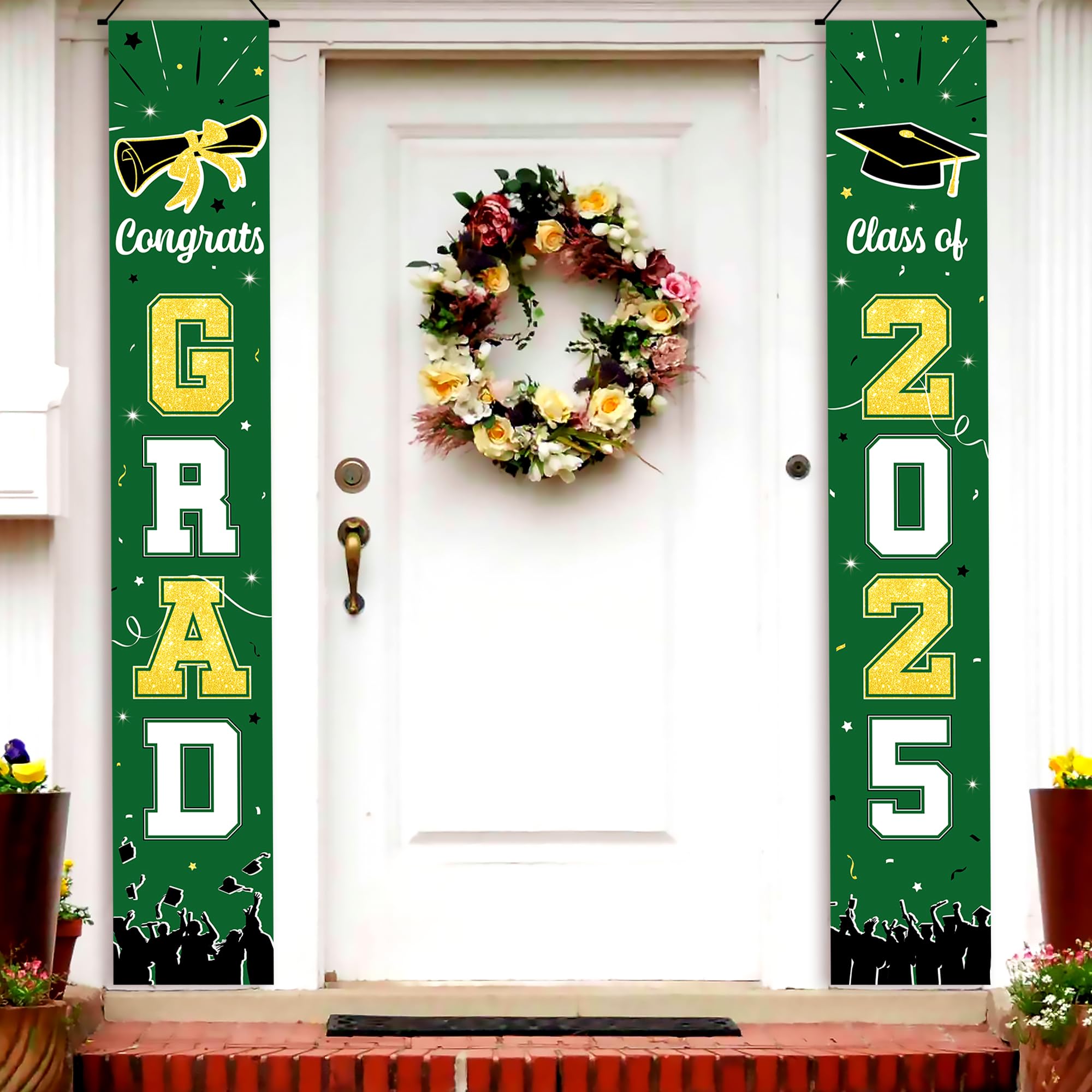 Katchon, Large 2025 Graduation Door Banner - 72x12 Inch | Congrats Grad ...