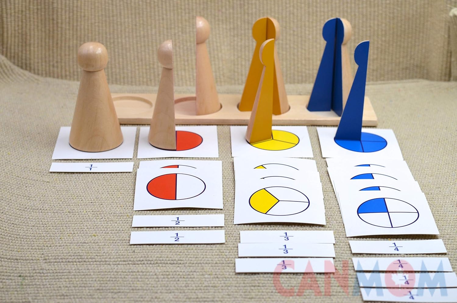 Amazon.com: Montessori Fraction skittles: Handmade
