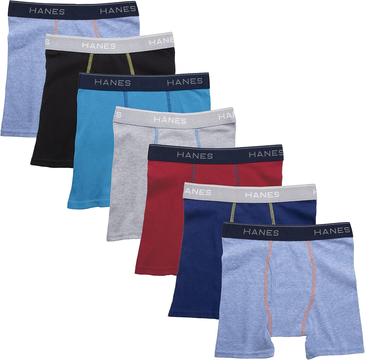 Hanes Boys' Boxer Briefs (Pack of 7): Amazon.co.uk: Clothing