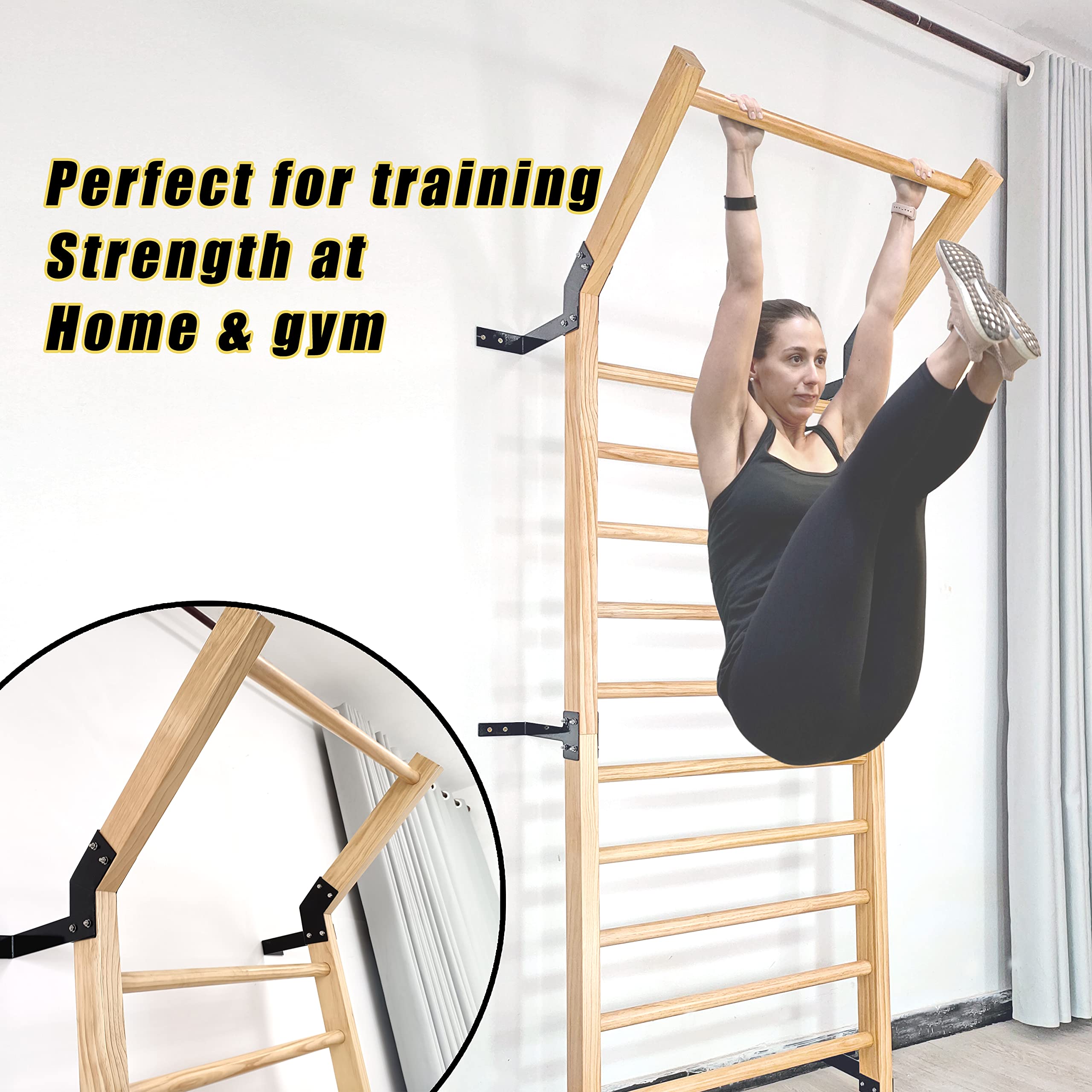 Mua Wooden Stall Bar, Swedish Ladder - Suspension Trainer, 11 Strategic ...