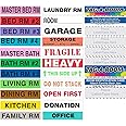 Amazon.com : Tag-A-Room Color Coded Home Moving Box Labels, 1150 Count ...
