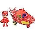 Amazon.com: PJ Masks Vehicle, Owl Glider & Owlette Figure, by Just Play ...