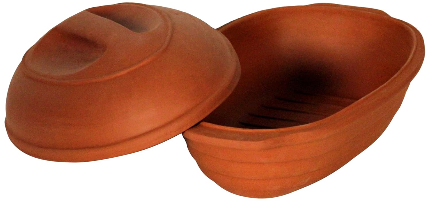 Amazing Cookware Natural Terracotta Chicken Brick: Amazon.co.uk ...