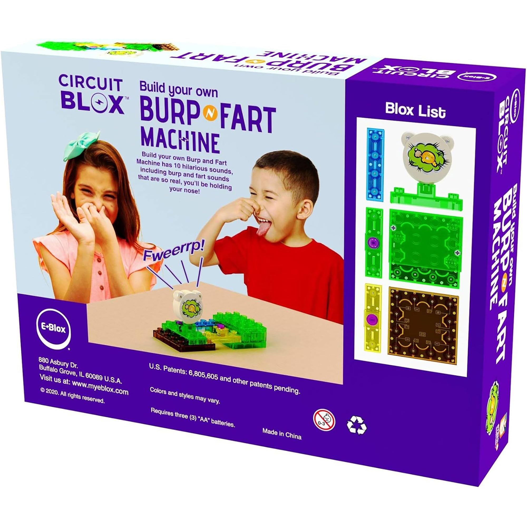 Mua E-Blox Building Blocks STEM Circuit Kit, Build Your Own Burp & Fart ...