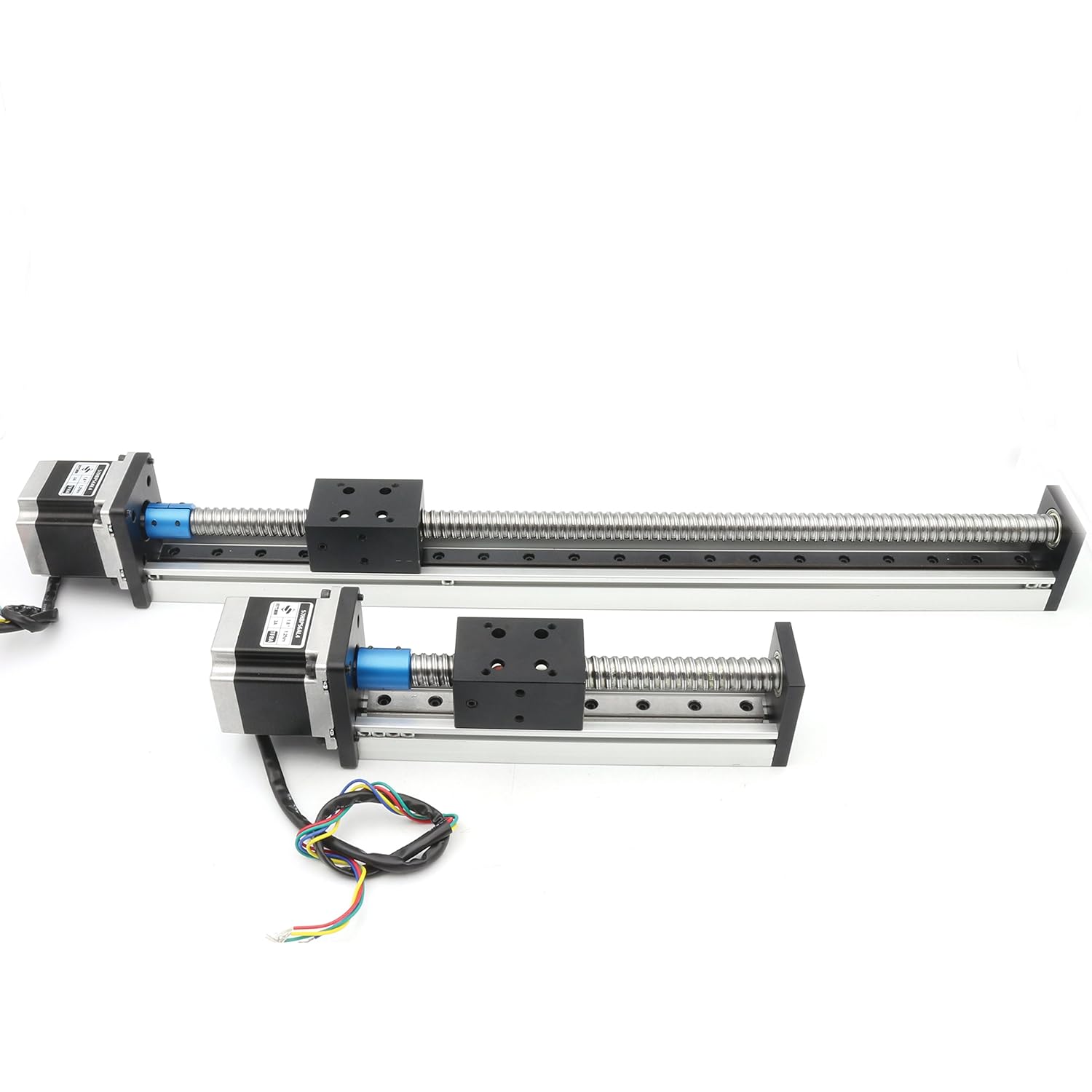 400mm Length Travel Linear Stage Actuator with Square Linear Rails ...