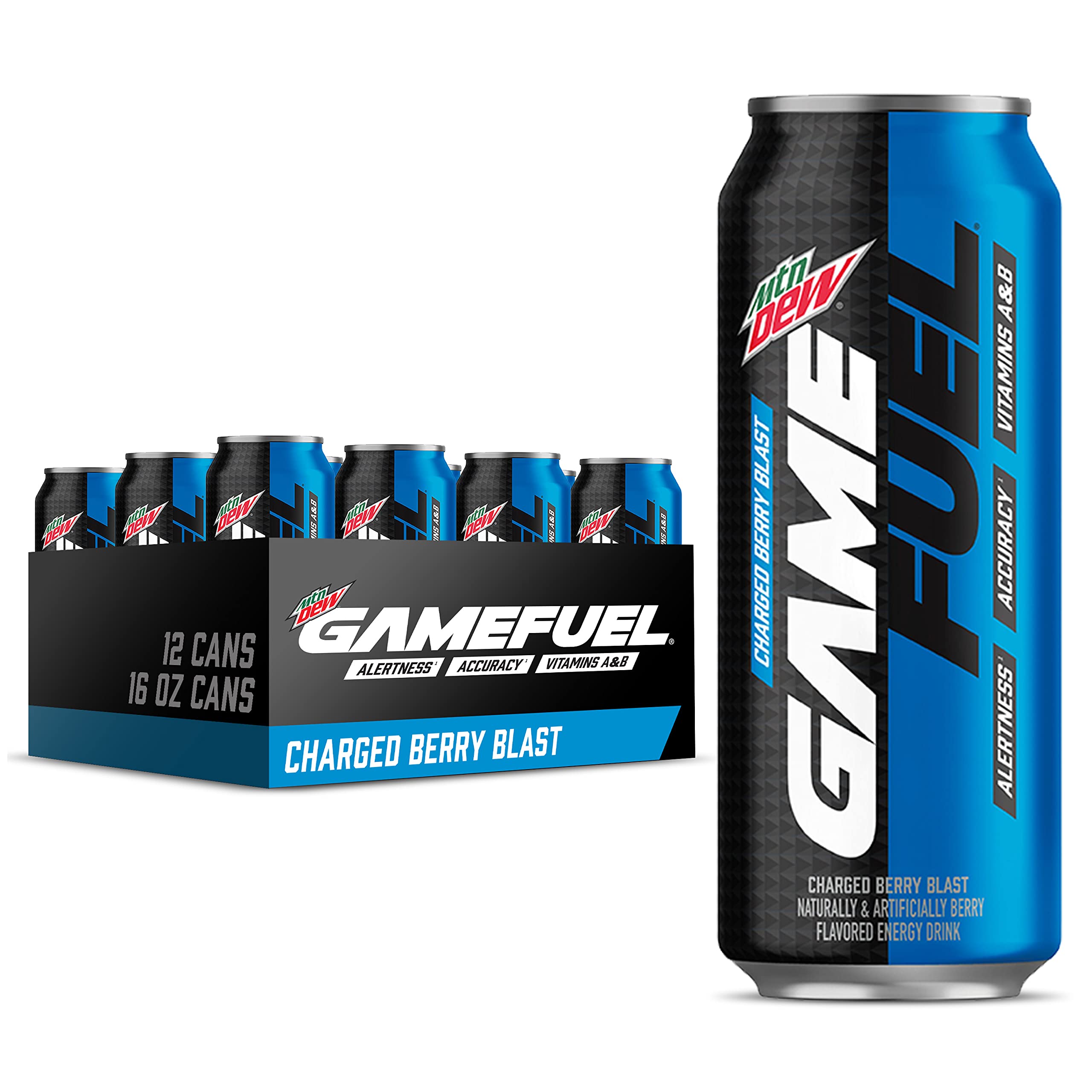 Mua Mountain Dew Game Fuel, Charged Berry Blast, 16 Fl Oz (Pack of 12 ...