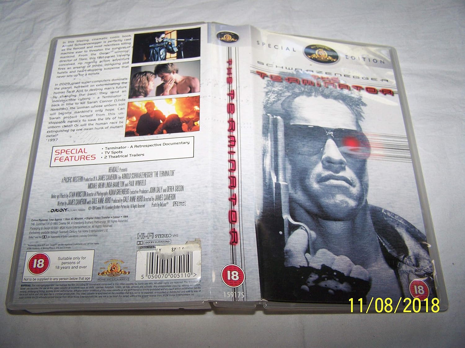 The Terminator [VHS]: Amazon.fr: DVD & Blu-ray