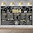 Amazon.com: Eiurteao 60th Birthday Decorations Back in 1964 Banner ...