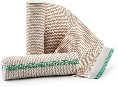 Amazon.com: Premium Elastic Bandage Wrap Compression Roll, Includes ...